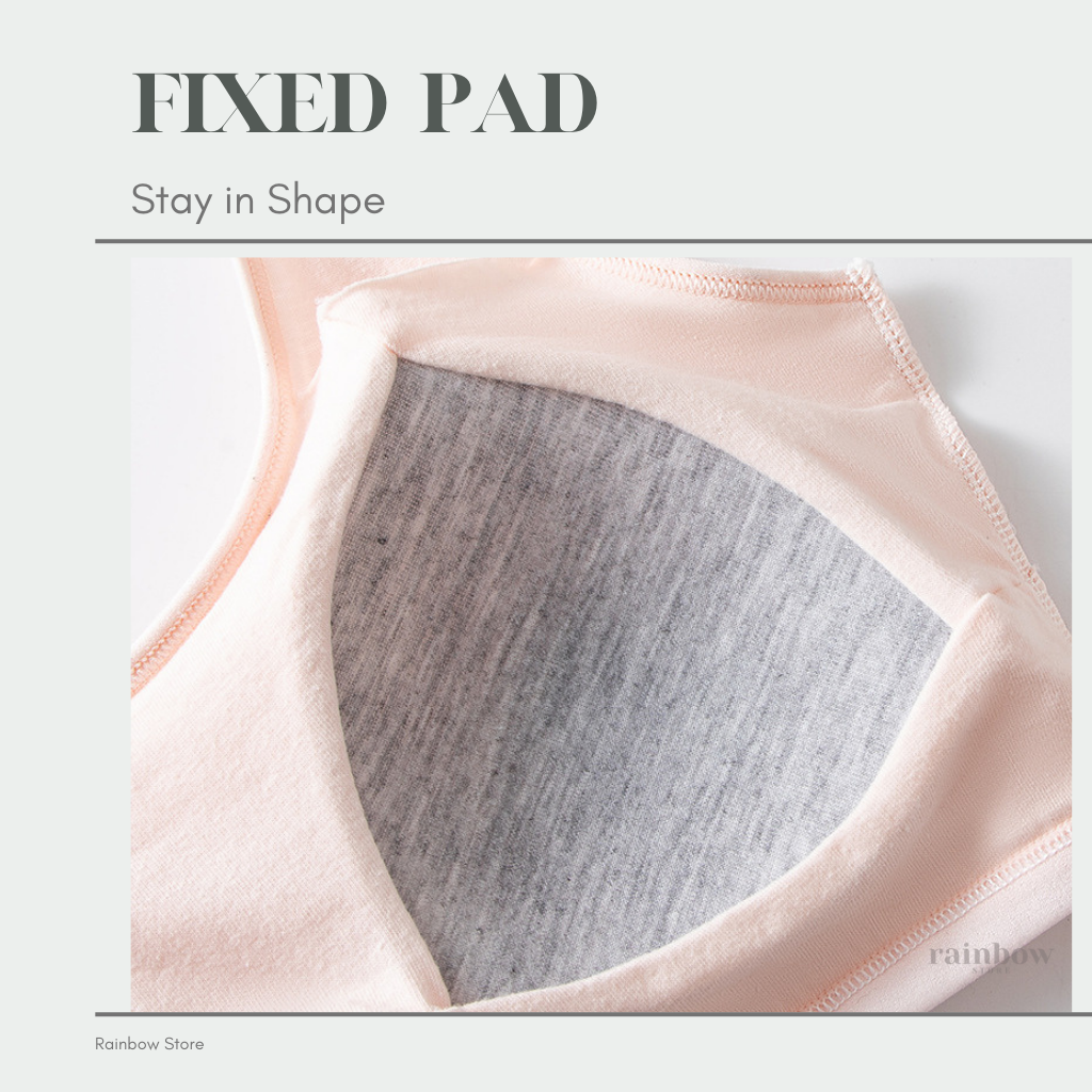 Teenage Girl Cotton Training Bra Student Bra Padded Bra 💗Ready Stock💗 ...