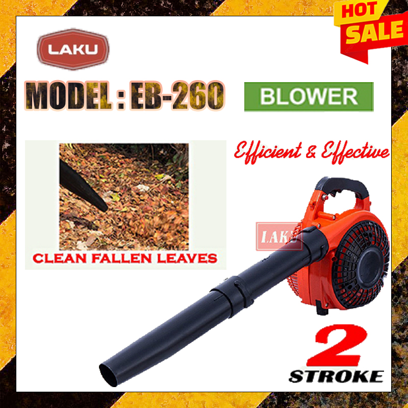 LAKU EB-260 Portable One Hand Engine Leaf Blower Petrol Hand Air Blower ...