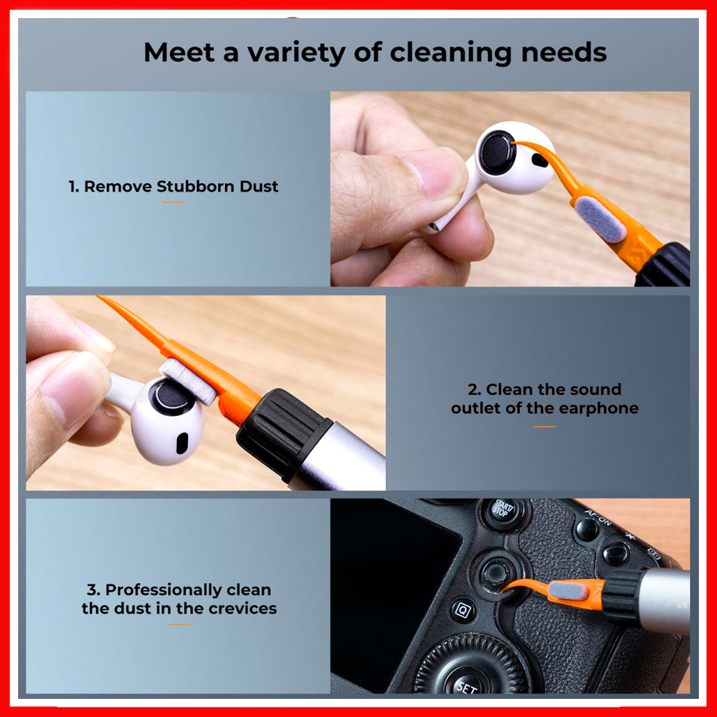 K&F Concept 7-in-1 Camera Cleaning Kit with Replaceable Cleaning Pen ...