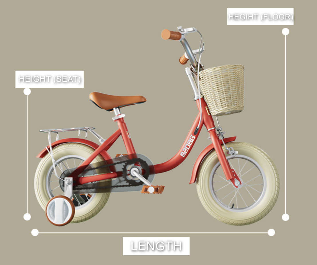 Solid Rim Basikal Budak Kids Bicycle Children Basikal High Carbon Steel ...