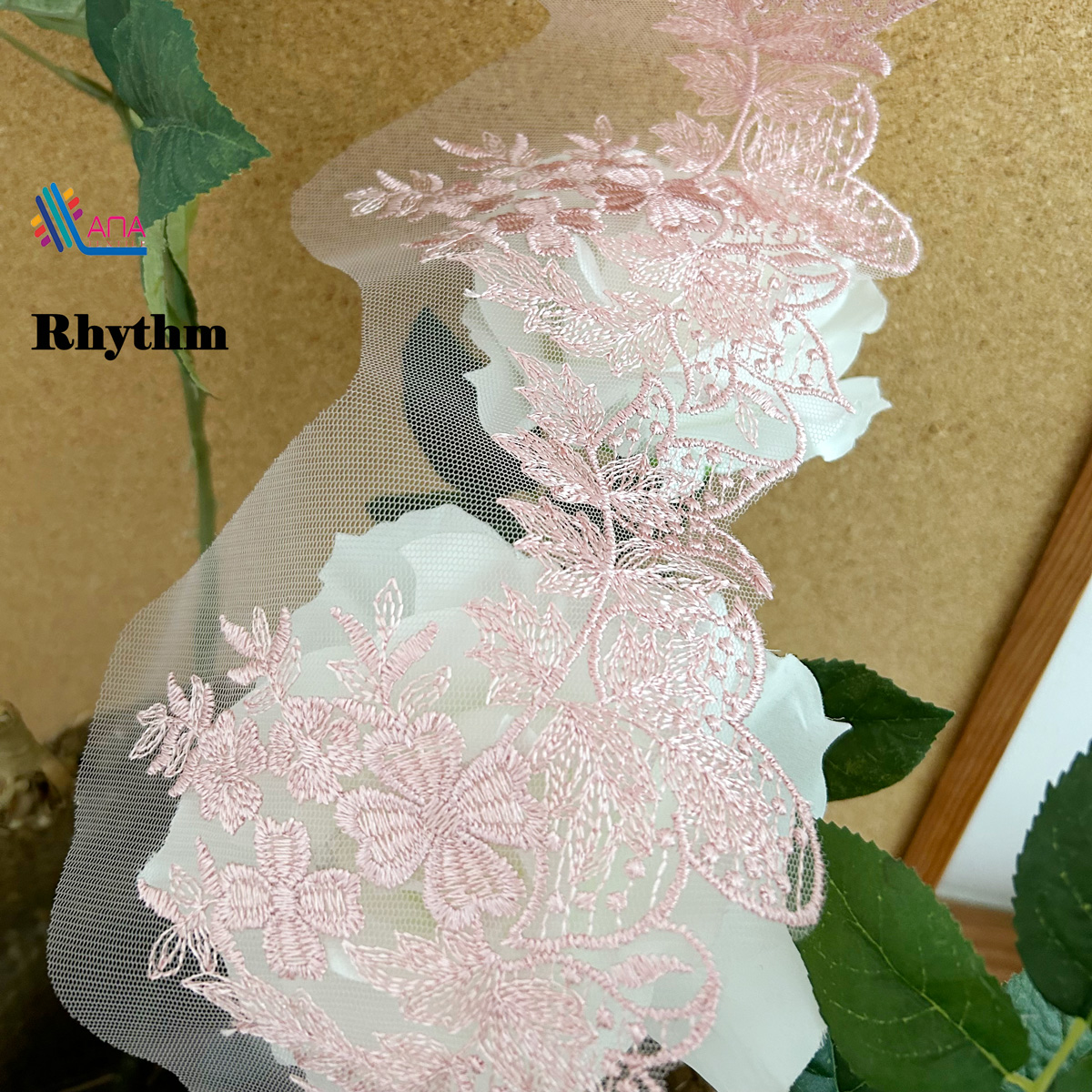 Rhythm Design Premium Border Lace Sulam Kerawang New Design Broder Lace ...