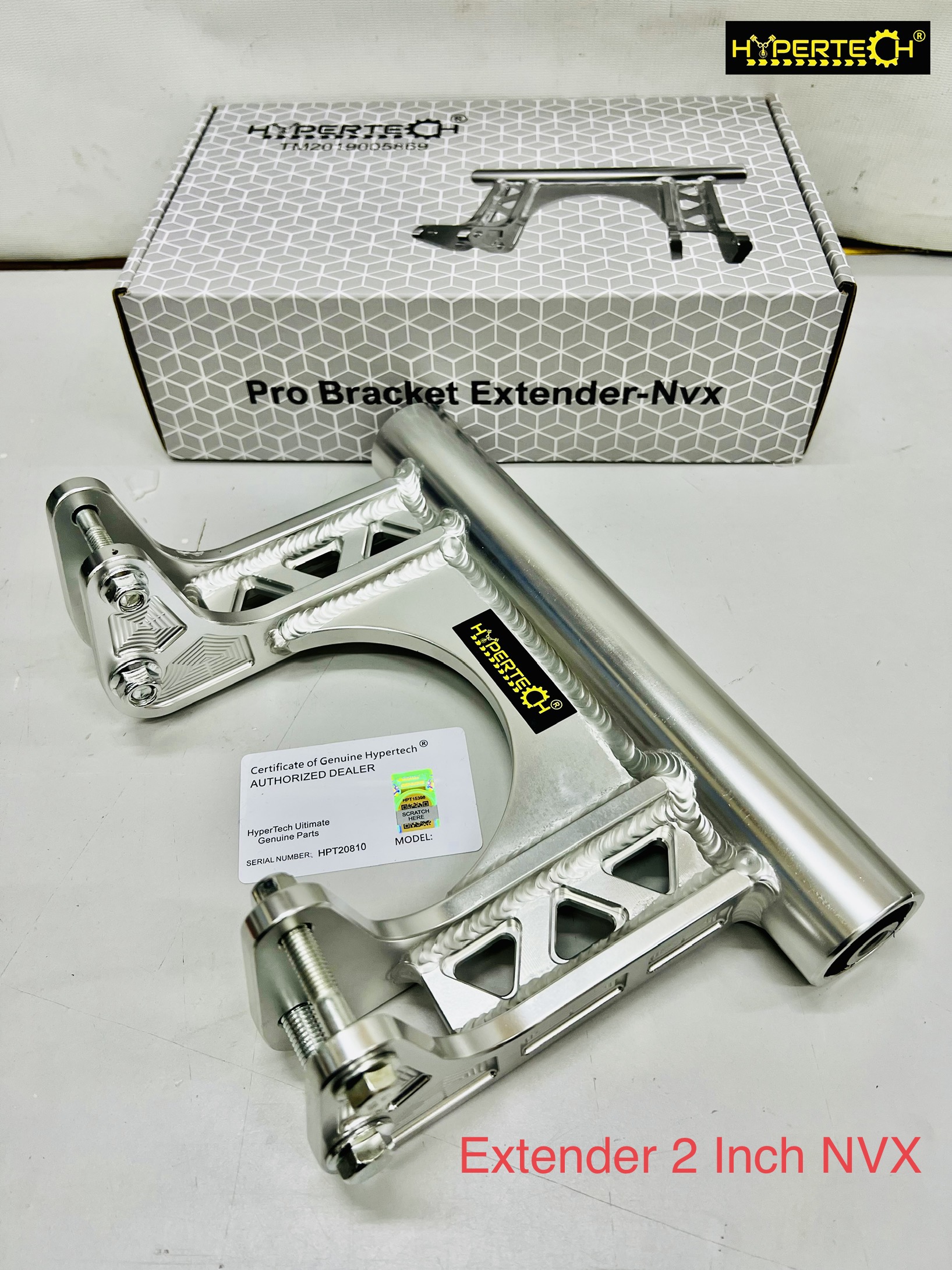 Hypertech Pro Extender 2 inci bracket Khas Utk NVX V1 & V2 NMAX V2 & V3 ...