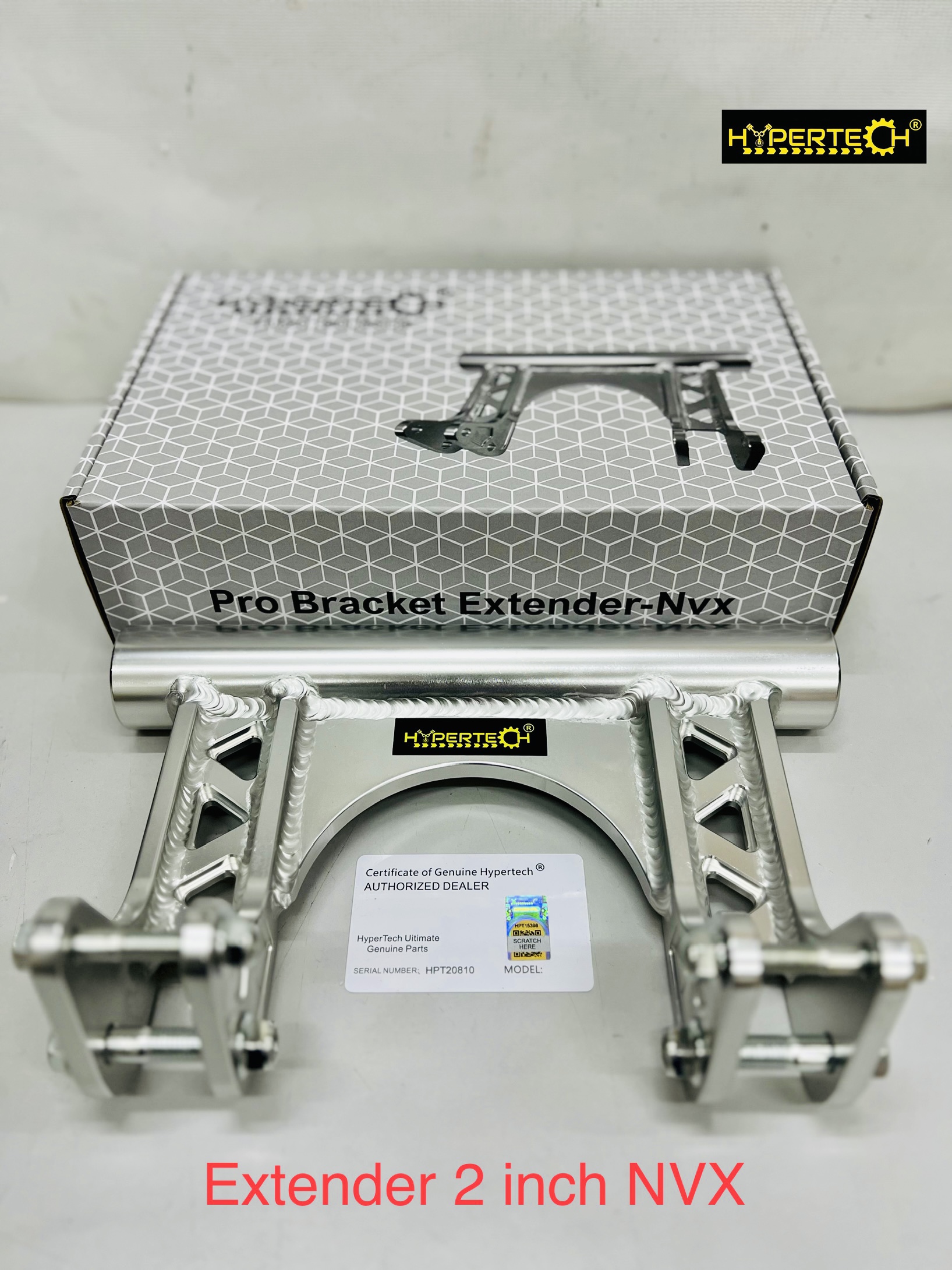 Hypertech Pro Extender 2 inci bracket Khas Utk NVX V1 & V2 NMAX V2 & V3 ...