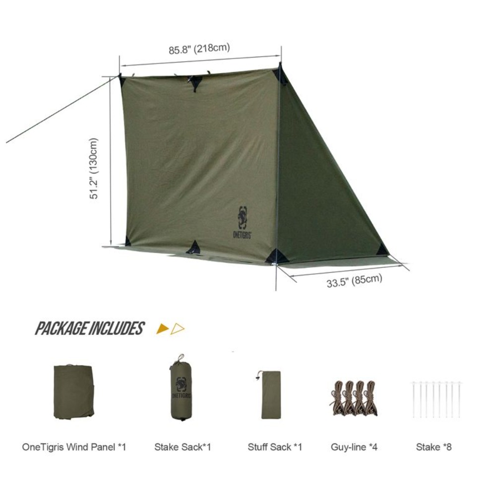OneTigris Bullbat T/C Camping Tarp | Shopee Malaysia