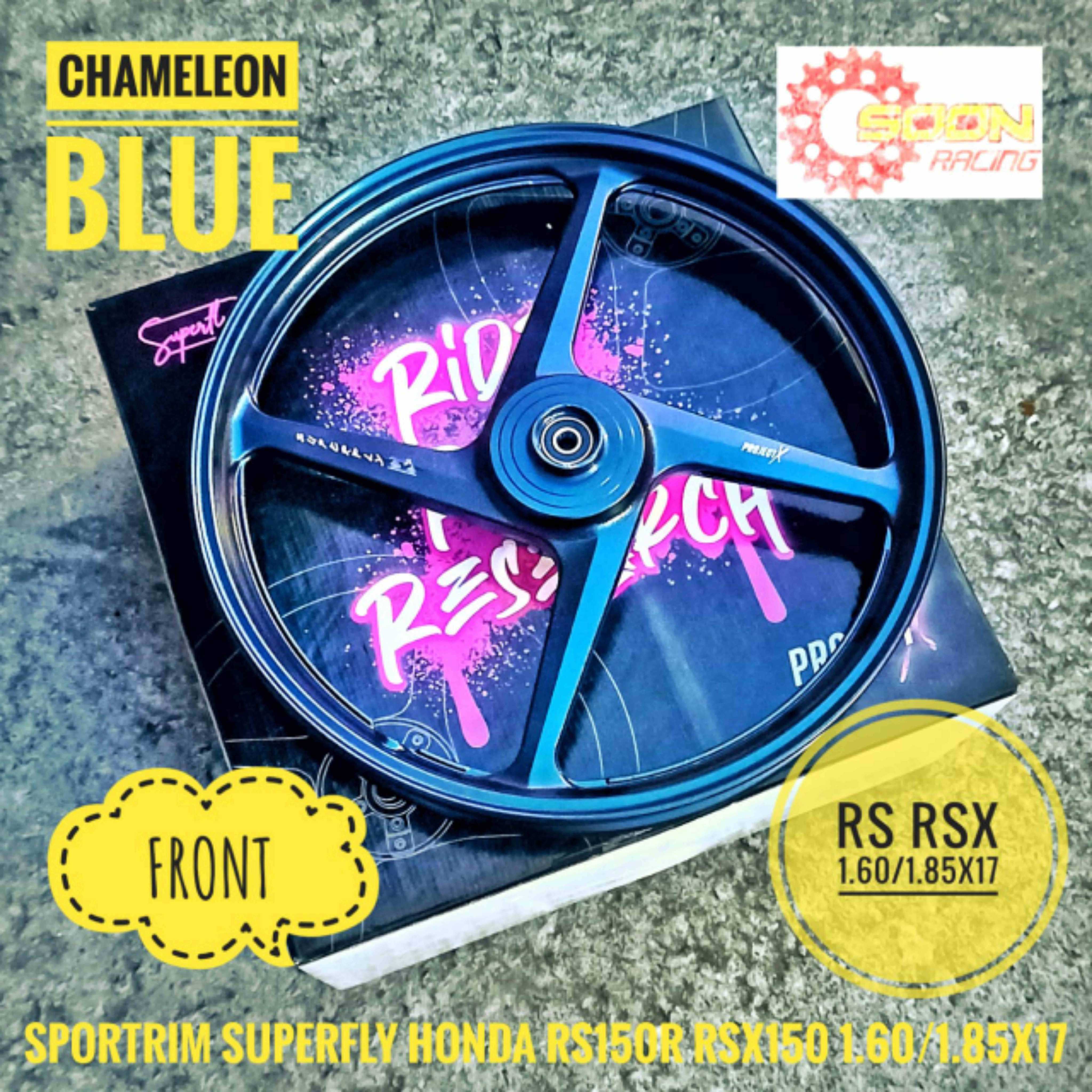 SUPERFLY RS RSX SPORT RIM 4 KAKI 4 SPOKE SPORTRIM 1.60/1.85 X 17 HONDA ...