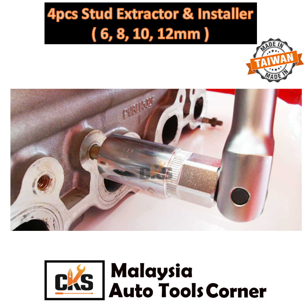 4pcs Stud Extractor & Installer Stud Puller Wrench Stud Puller Socket ...