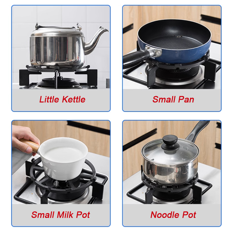Universal Cast Iron Gas Stove Bracket Kitchen Non-slip Rack Wok Support ...