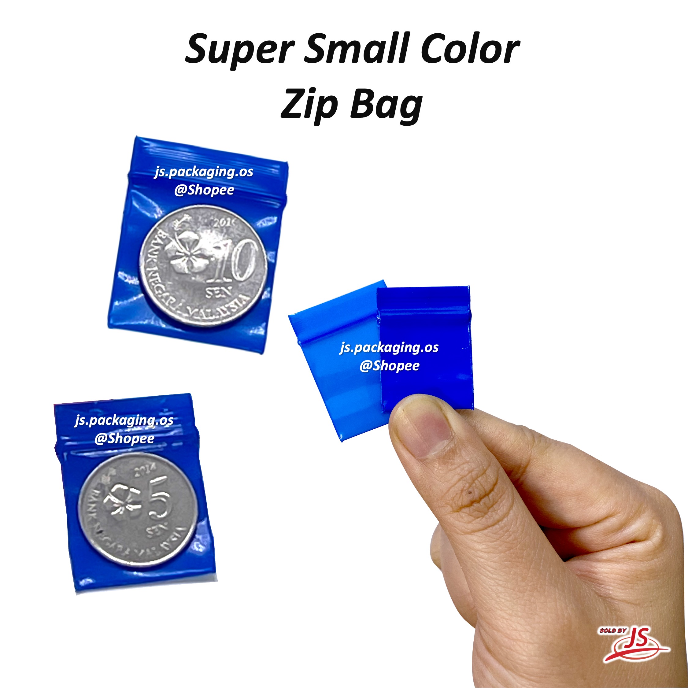 (SUPER SMALL) Transparent Packaging PE Plastic Bag with Sealable Zipper ...