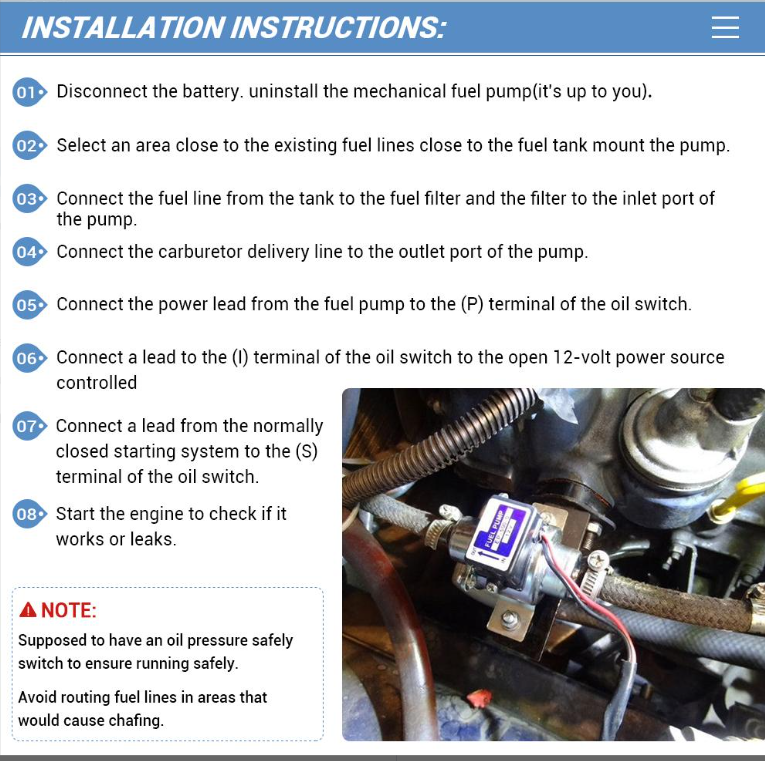Universal 12V Denso Electric Fuel Pump Oil Injection Car Gasoline ...