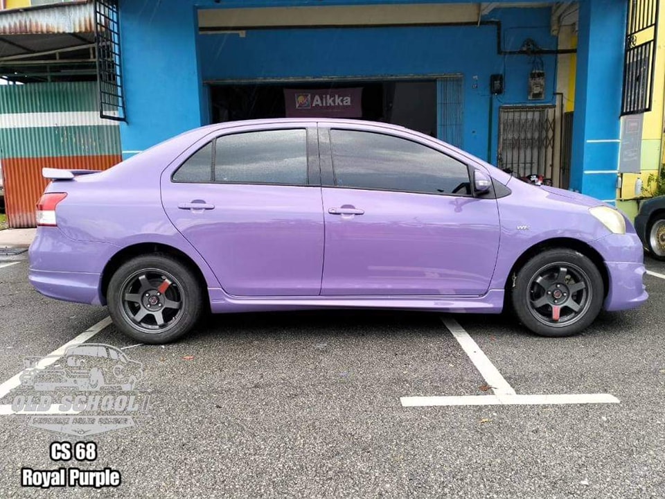 2K Paint 【 AIKKA CS68 Royal Purple 】 OLD SCHOOL SOLID SERIES Color Car ...