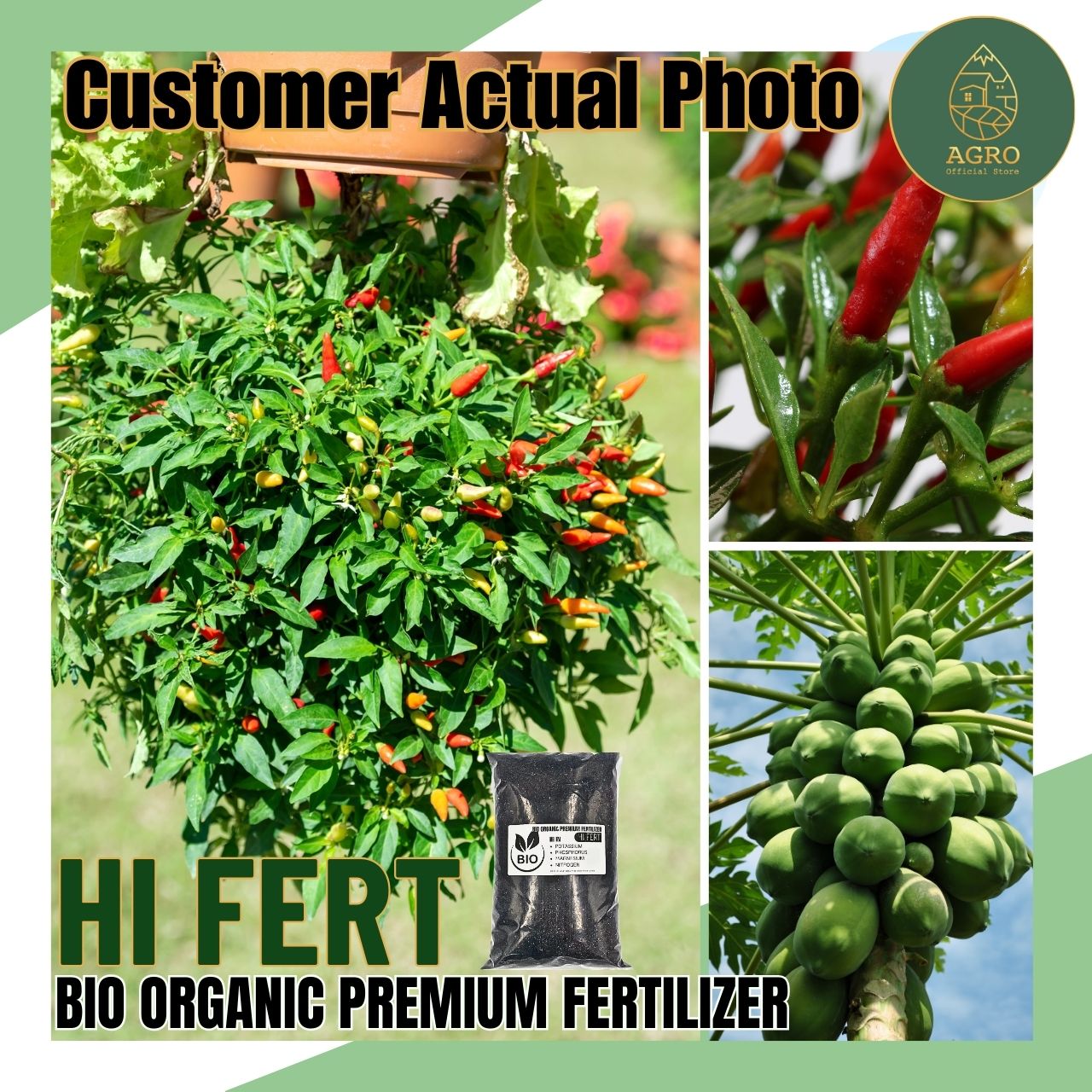Agro Bio Organic HI-FERT Premium Fertilizer Baja Organic Baja Super ...