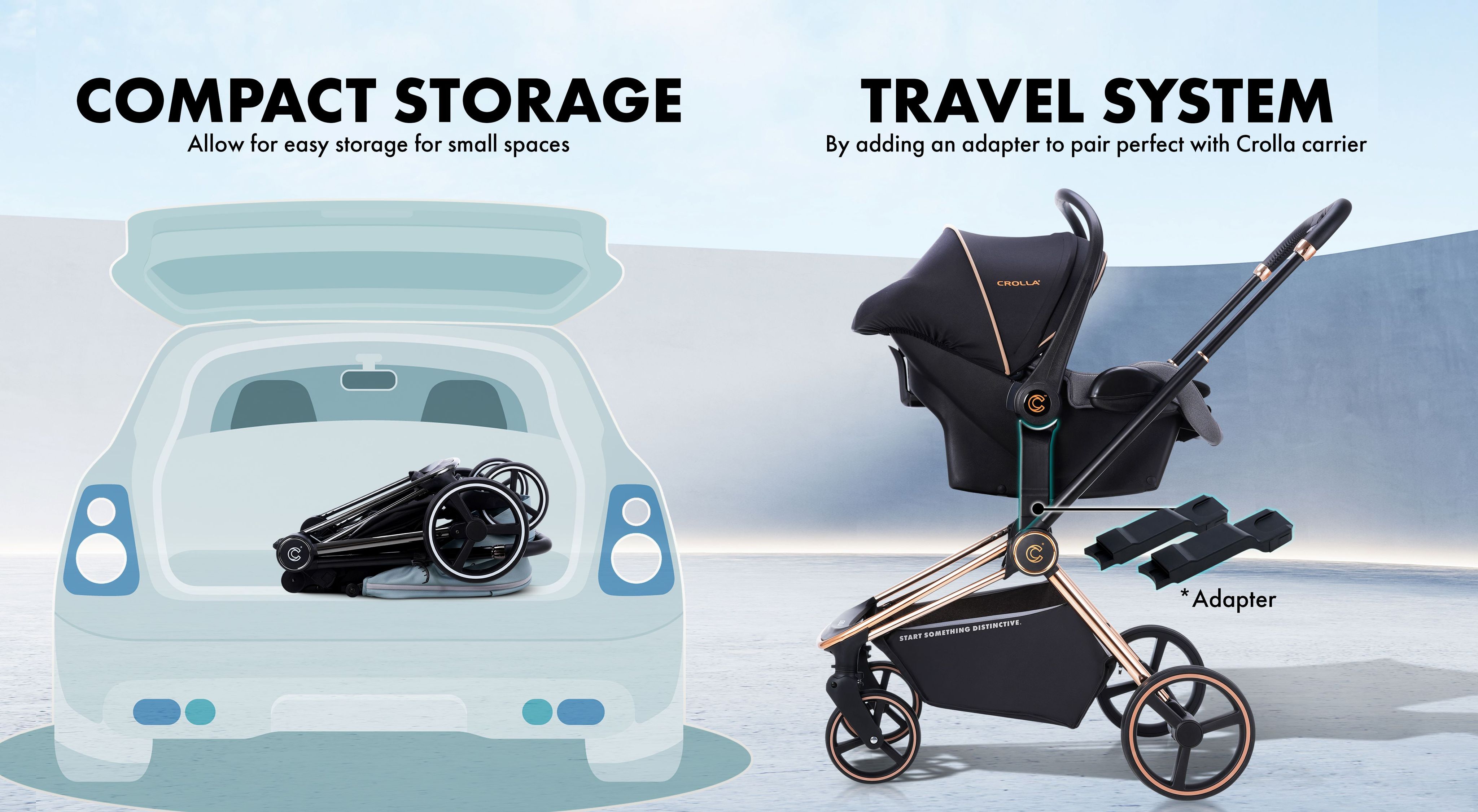 Crolla Flexxi 2Way Stroller (Up to 22kg) | Shopee Malaysia