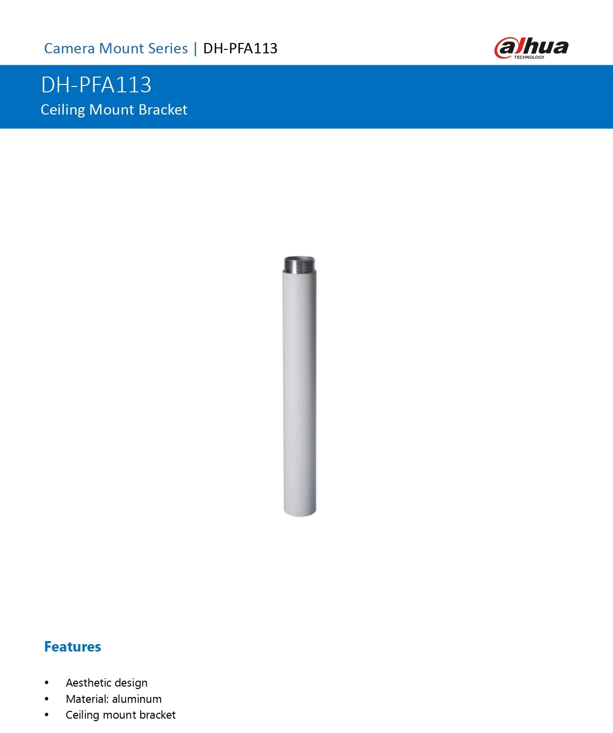 Dahua Outdoor Weatherproof PTZ CCTV Camera Aluminum Extension Pole for ...