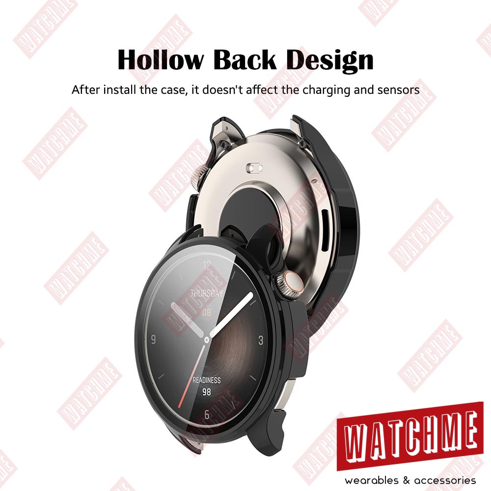 Amazfit Balance Smart Watch Protector Case, 2in1 Hard Casing With ...