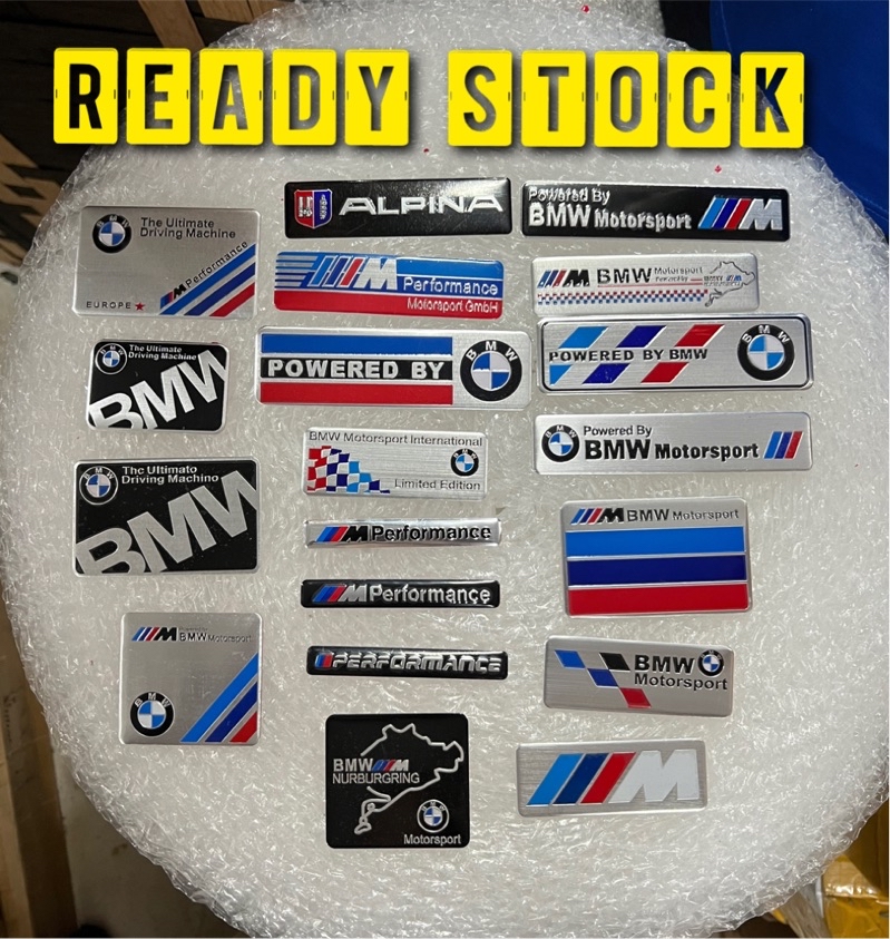 emblem bmw plate aluminium aloi | Shopee Malaysia