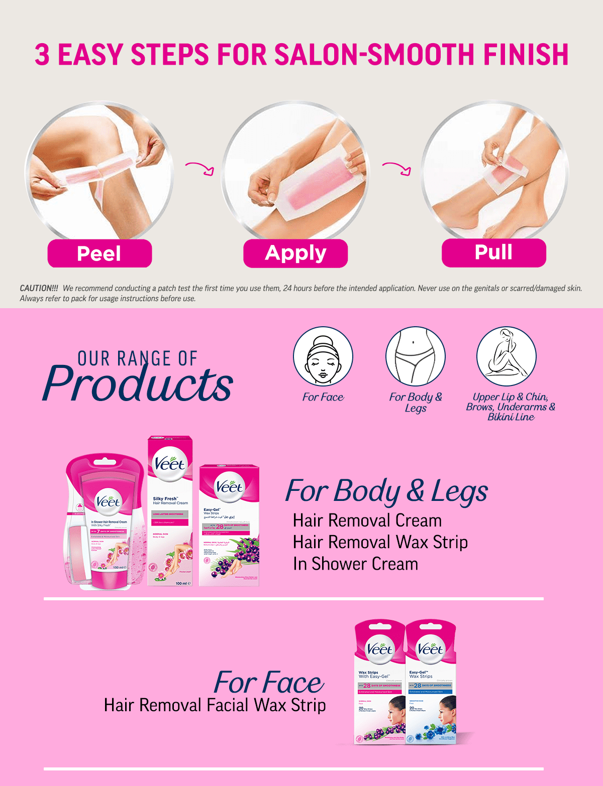 Veet Professional Wax Strip - Dry Skin (20's) | Shopee Malaysia