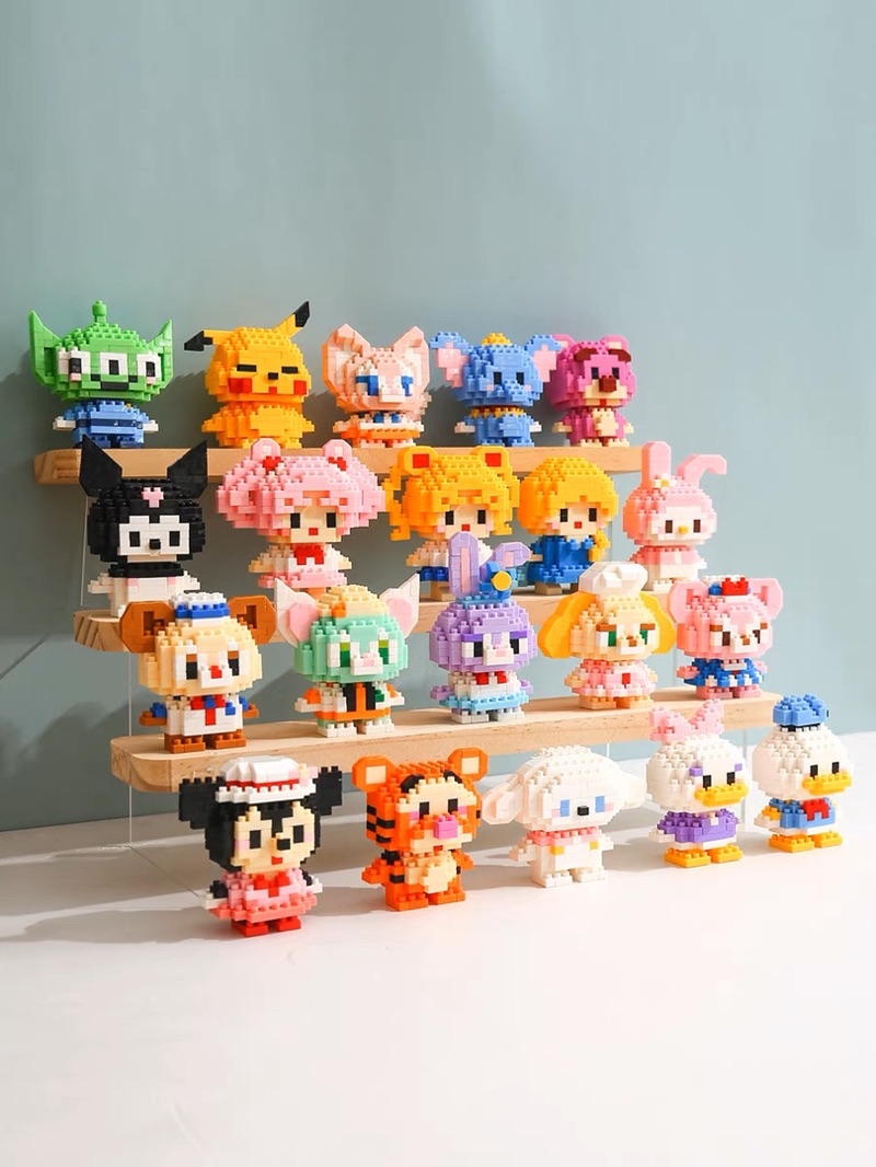 Building Block BRICKS Cute Cartoon Series Nano Block Mini Block Gift ...