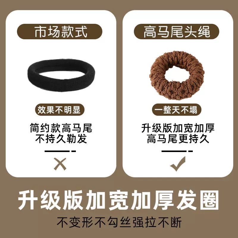 Hight Elastic Rubber Band Getah Ikat Rambut Hair Accessories Soft ...