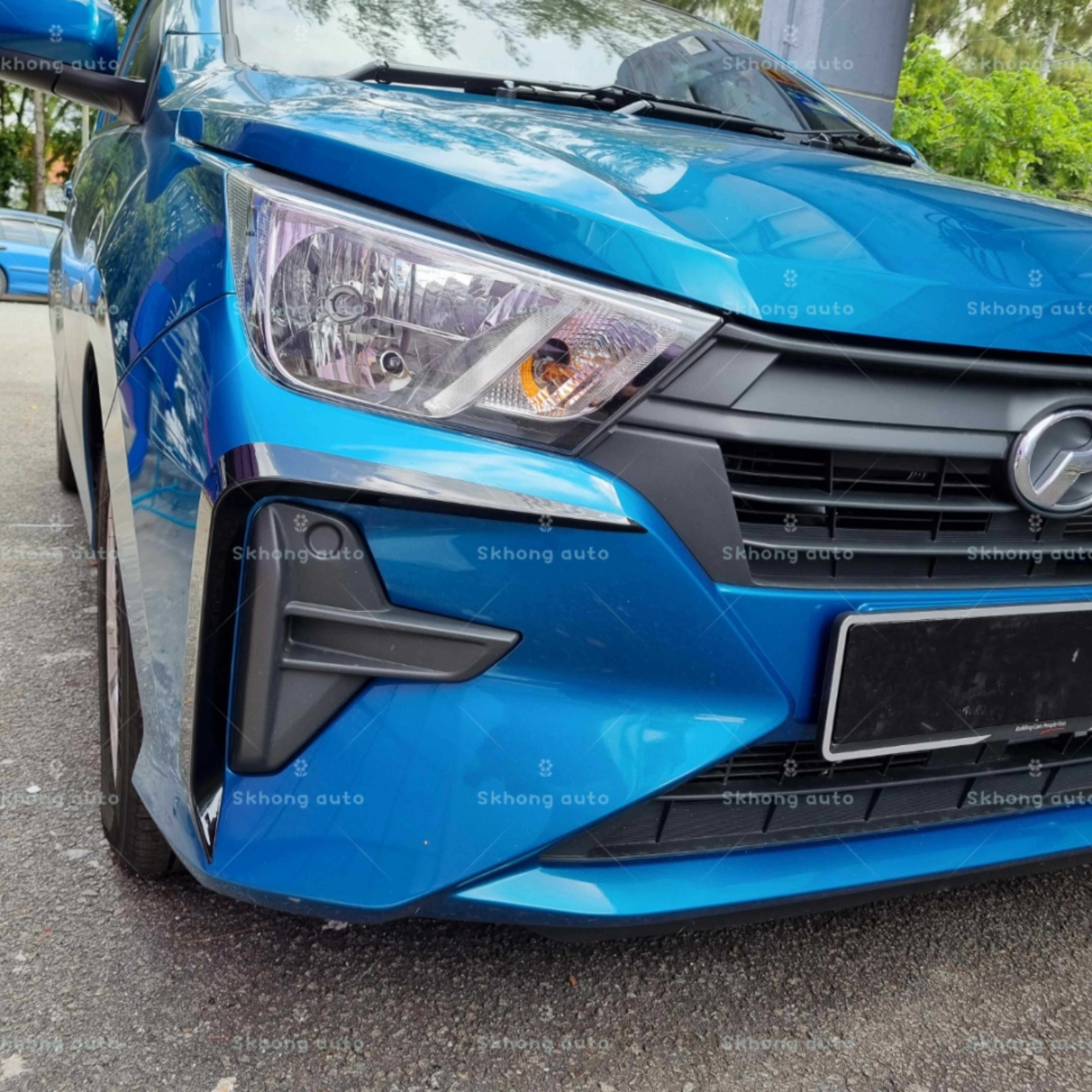 perodua axia 2023-2025 axia new car front bumper canard accessories ...