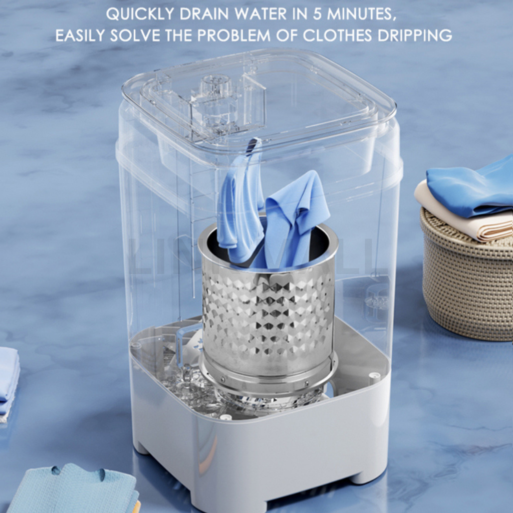 Link Mini Washing Machine 5kg/7kg Mesin Basuh Mini Washing Machine With ...