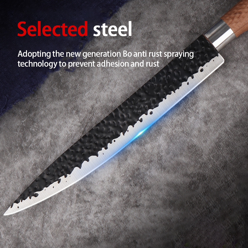 🔥6 In 1 Knife Set Stainless Steel Kitchen Knife Chef Knife Cooking ...