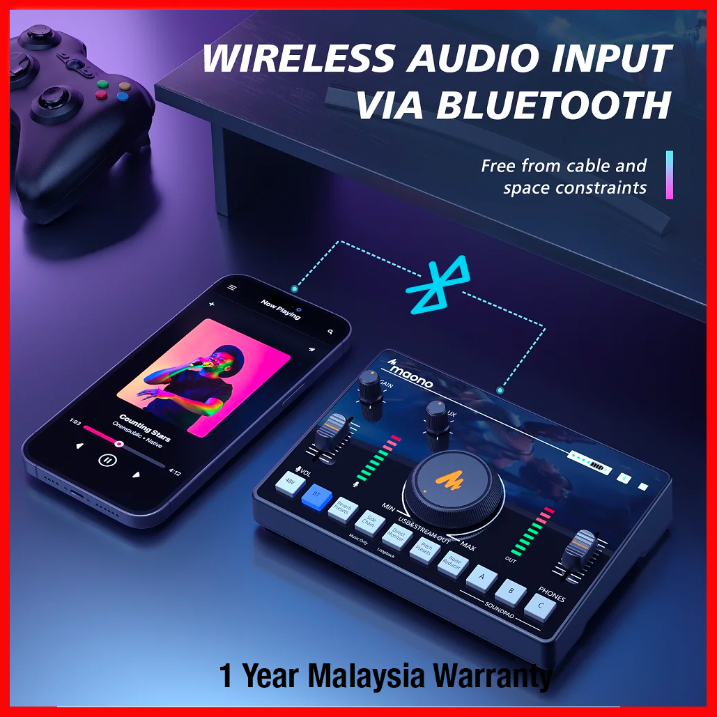 Maona AMC2 / C2 live stream mixer | Shopee Malaysia