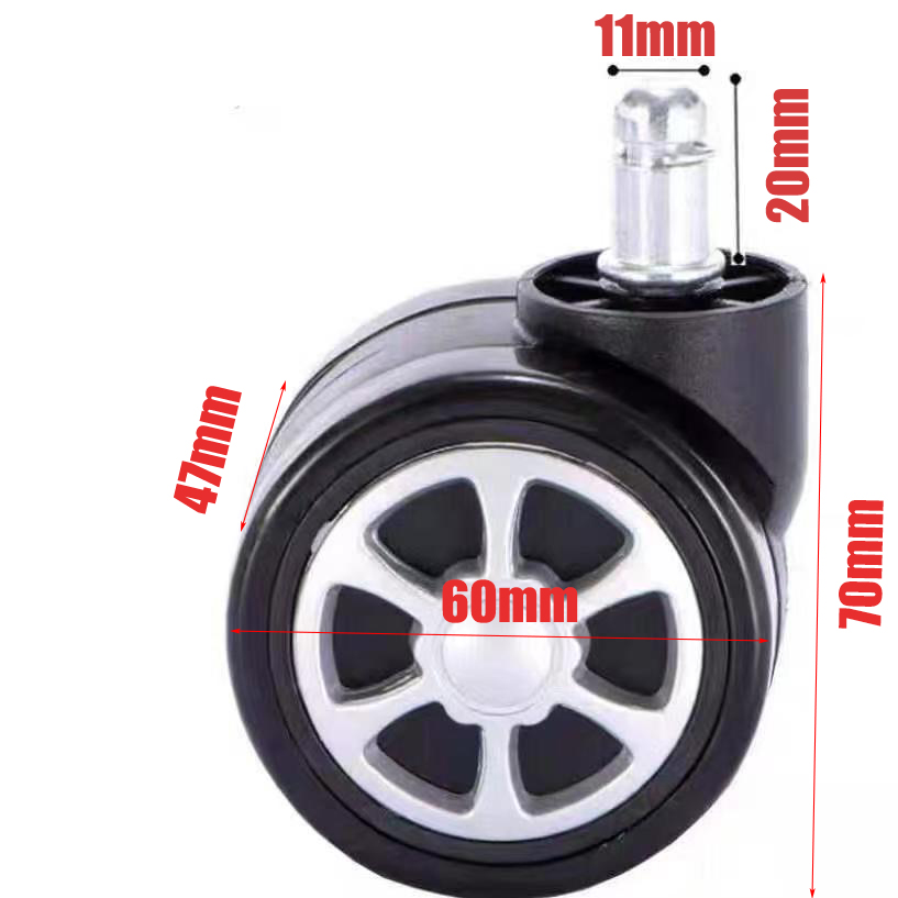 Heavy Duty Office Chair Roller Replacement Set Office Chair Wheel Chair ...