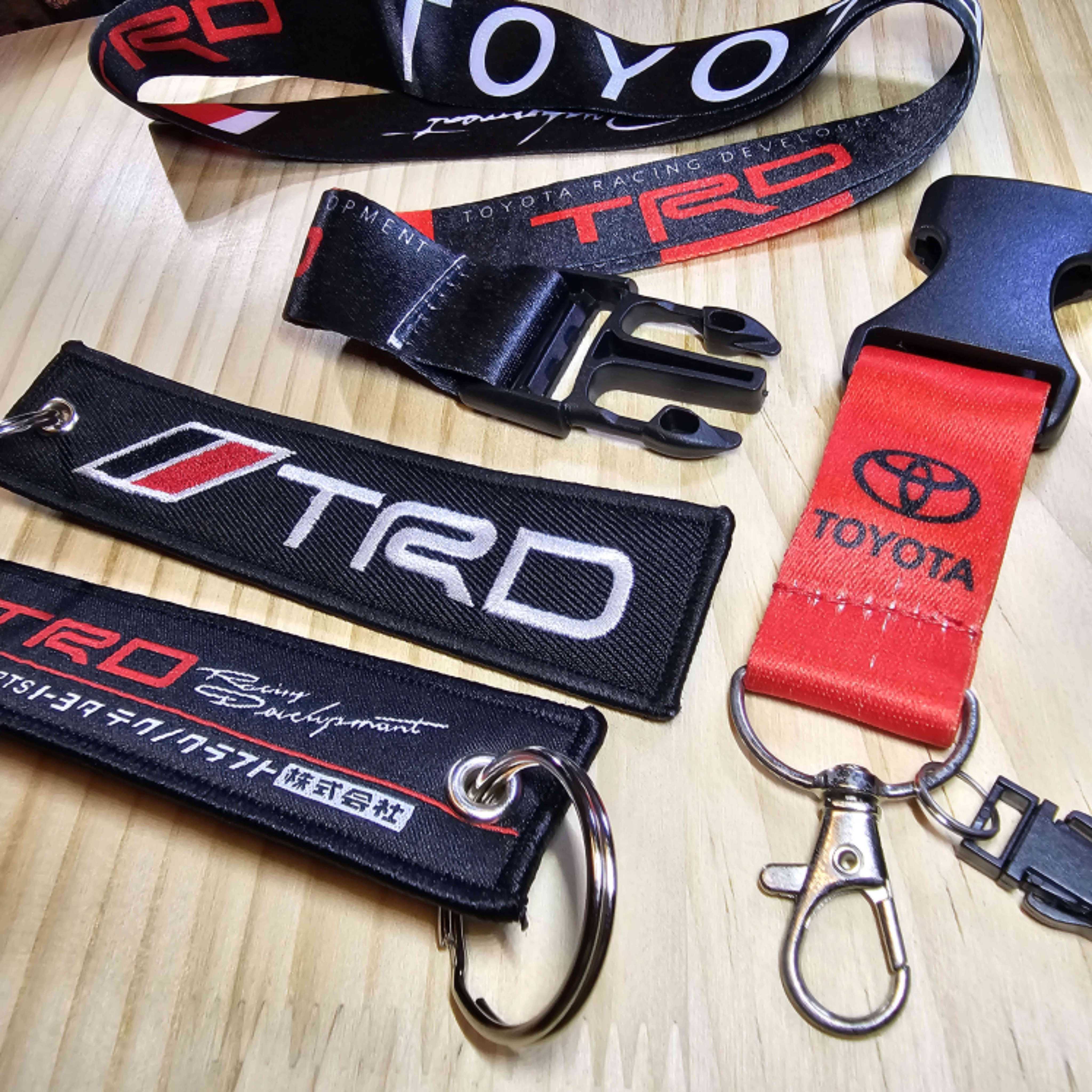 Toyota TRD trd racing development Fabric Keychain and Polyester Nylon ...