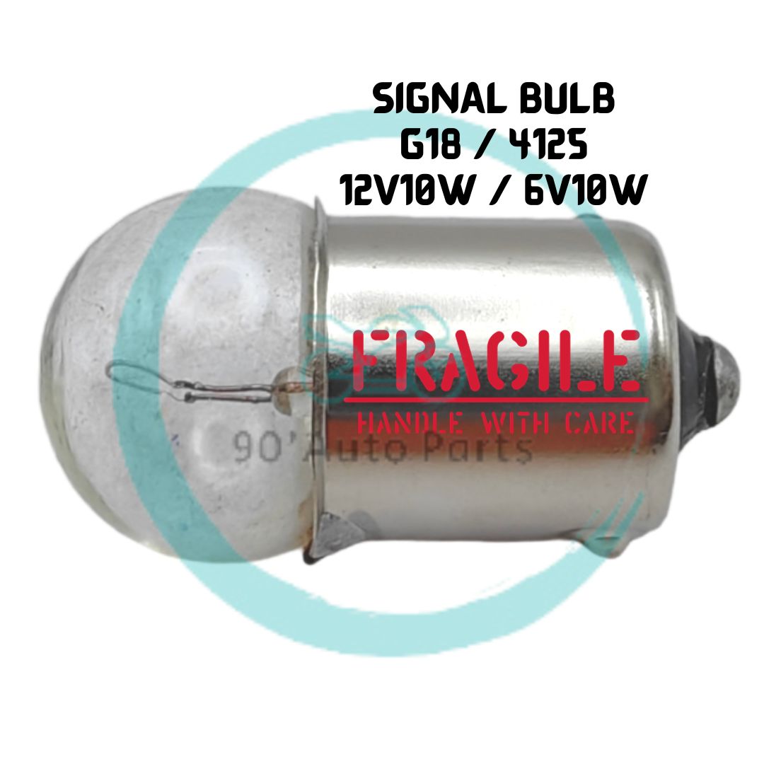 G18 4125 A4117 BA15S 12V 6V SIGNAL BULB SIGNAL MENTOL Y80 SPORT Y100 ...