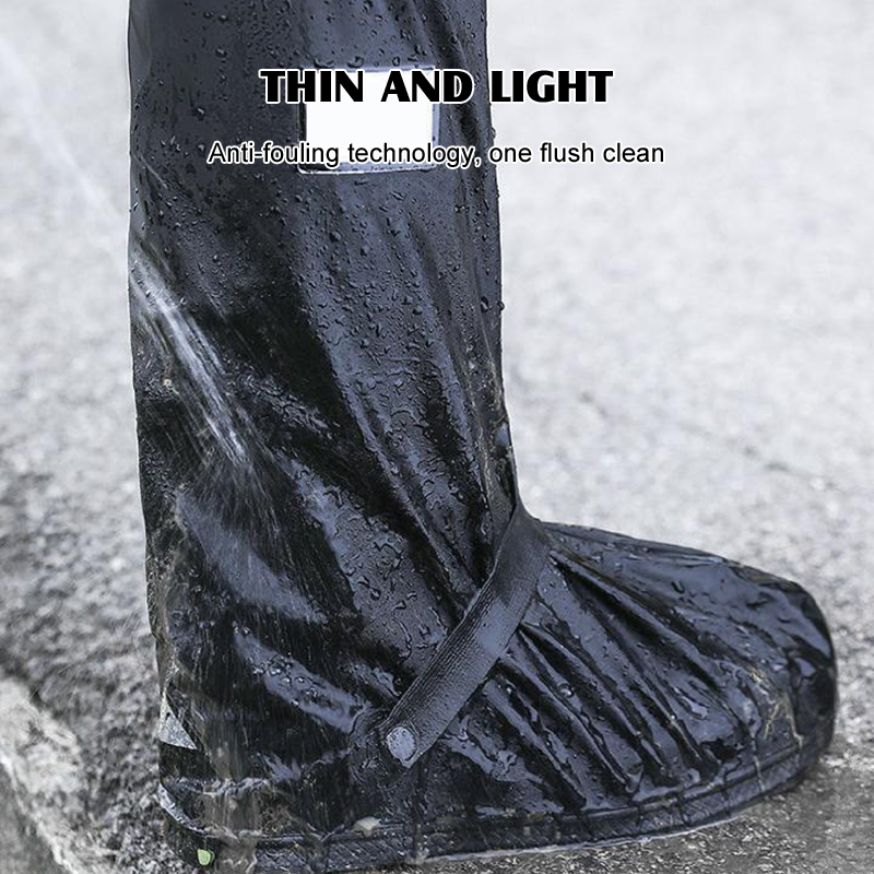 1 Pair waterproof shoes shoe cover waterproof High Top Anti-slip rain ...