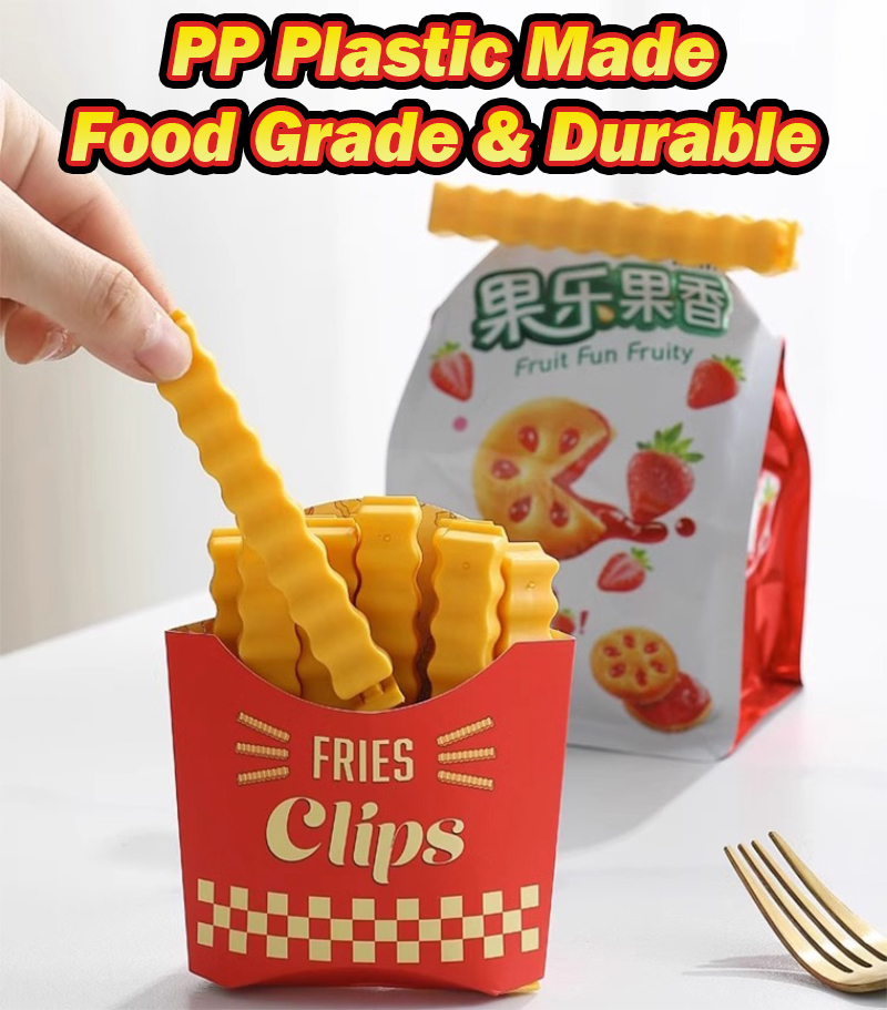 Magnetic Sealing Clip French Fries Food Sealing Clips for Fridge ...