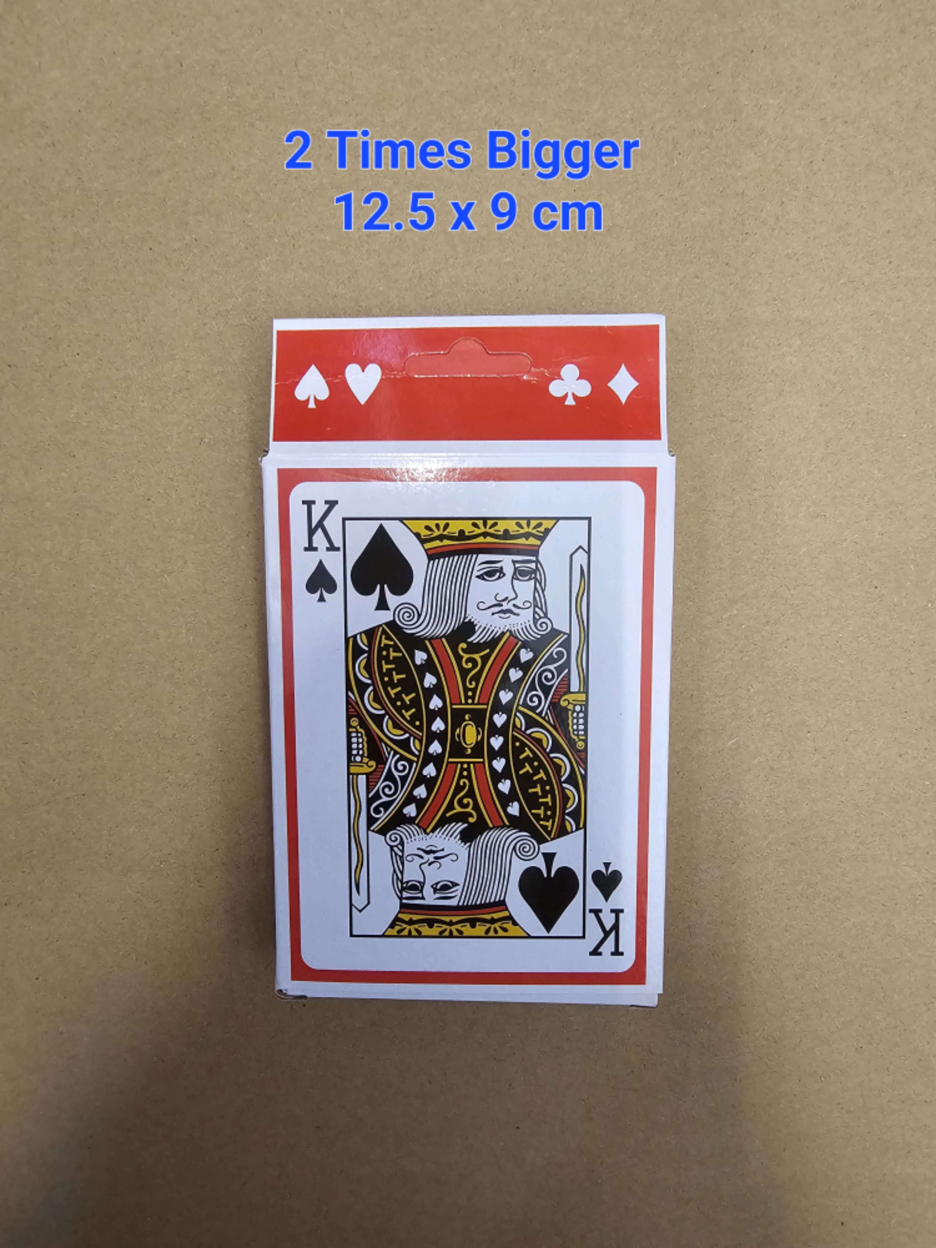 Giant Jumbo Poker Cards Casino Full Deck Oversized Playing Card Big ...