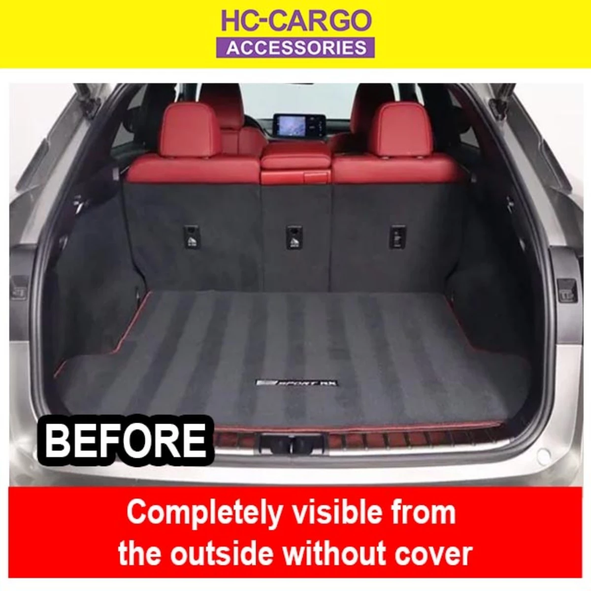 HC CARGO Lexus RX 2015 - 2023 AL20 Leather Retractable Trunk Cover Rear ...