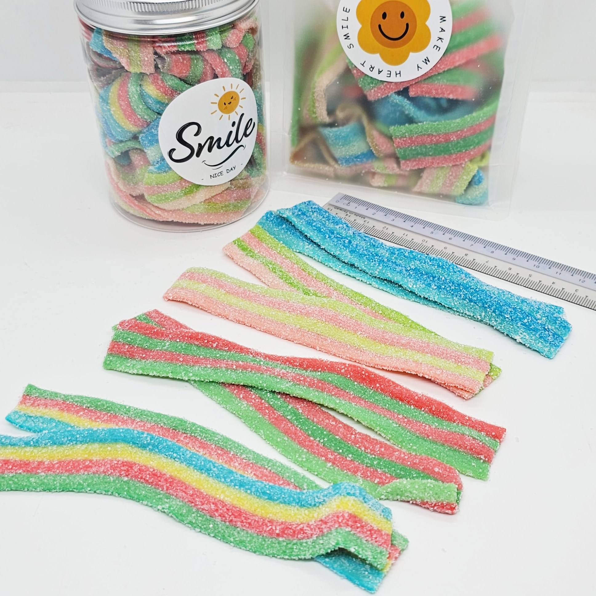 Sour Gummy Candy Masam - Sour Belt / Sour Tape / Sour Stripe 酸沙軟糖条 ...