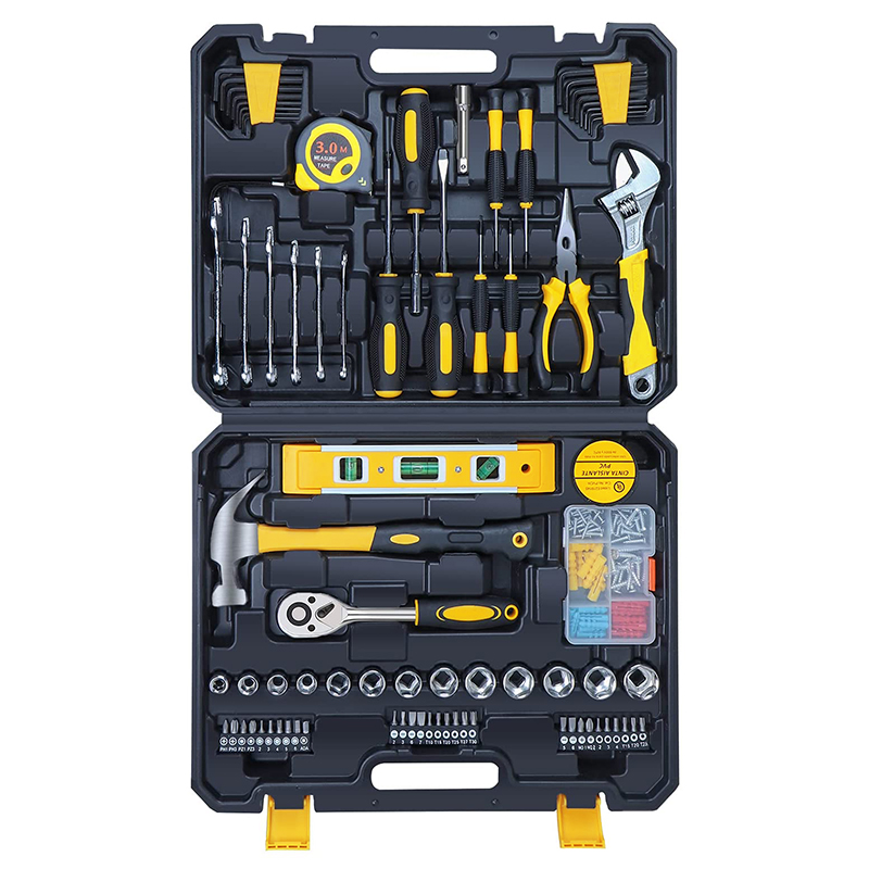 KEELAT 108 Pcs Toolbox Set Home Tool Kit For DIY and Quick Repairs Home ...