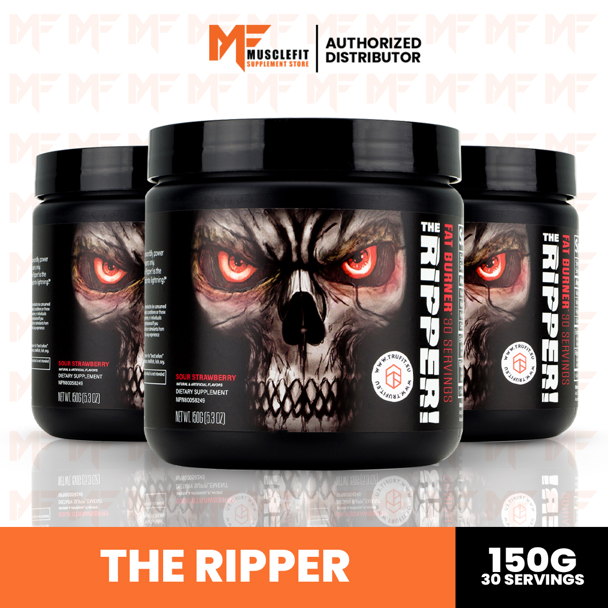 JNX Sport The Ripper Fat Burner + Pre Workout 150 g 30 servings ...