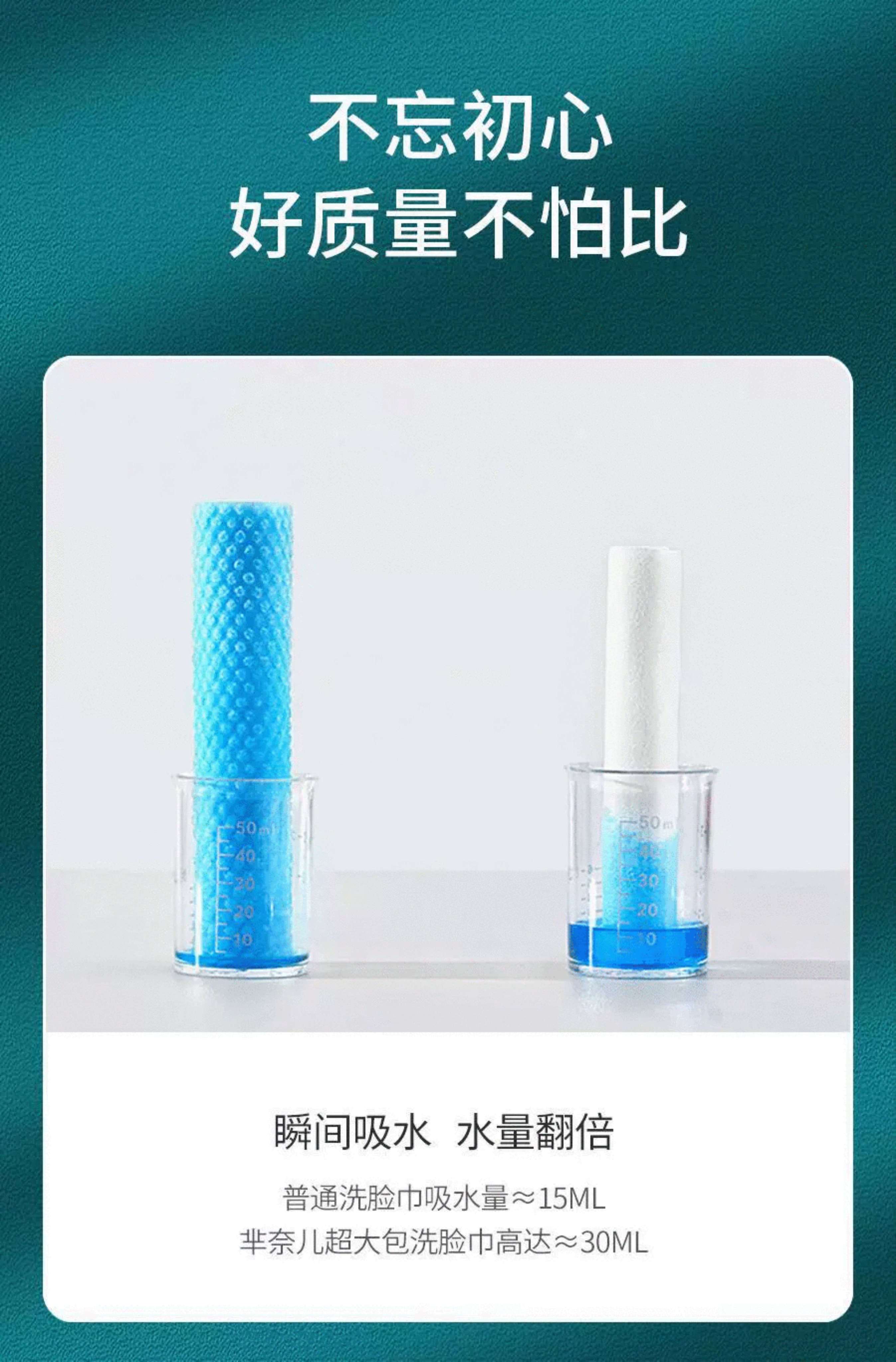 ReadyIn Malaysia #芈奈儿国潮风洗脸巾 Minaier Cotton Towel Wet& Dry Use 200mm x 200mm (170 Pcs) 纯棉一次性洁面巾 ...