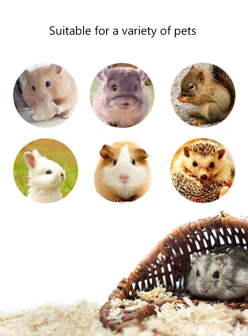 Hamster Bedding 1kg Wood Flakes Chip Soft Bedding Habuk Kayu Small ...