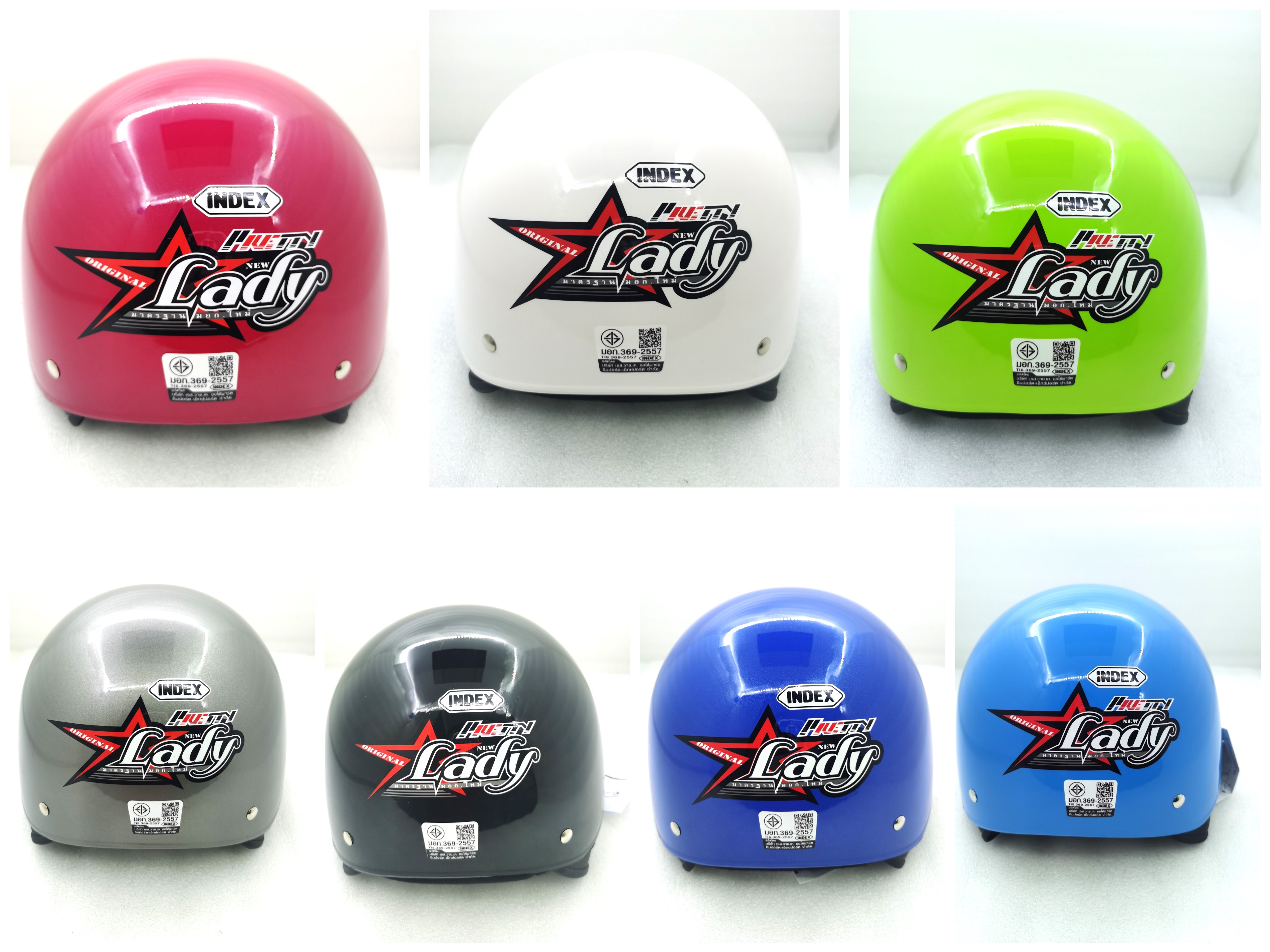 INDEX HELMET WITH VISOR THAILAND ORIGINAL INDEX LADY | Shopee Malaysia