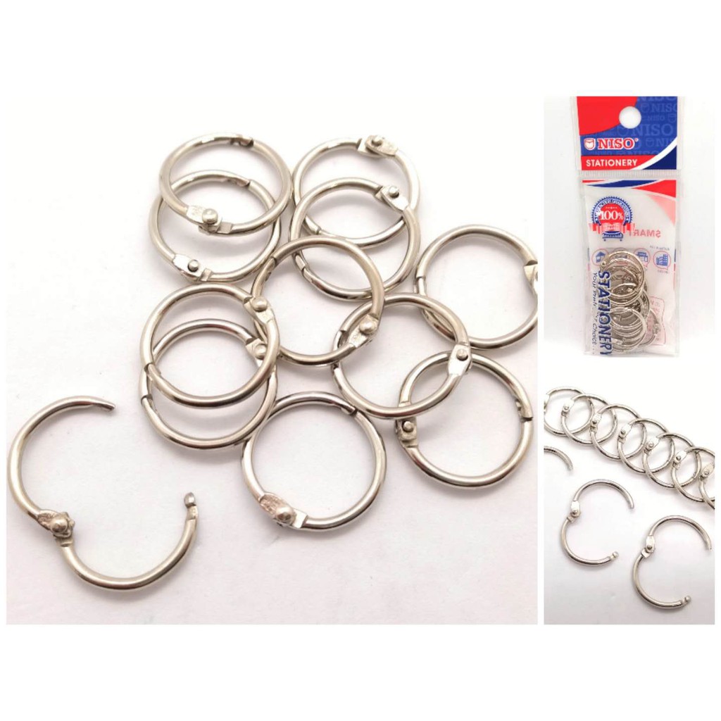 NISO METAL CARD RING / BINDER RING CDR20 / CDR25 / CDR38 / CDR50 ...