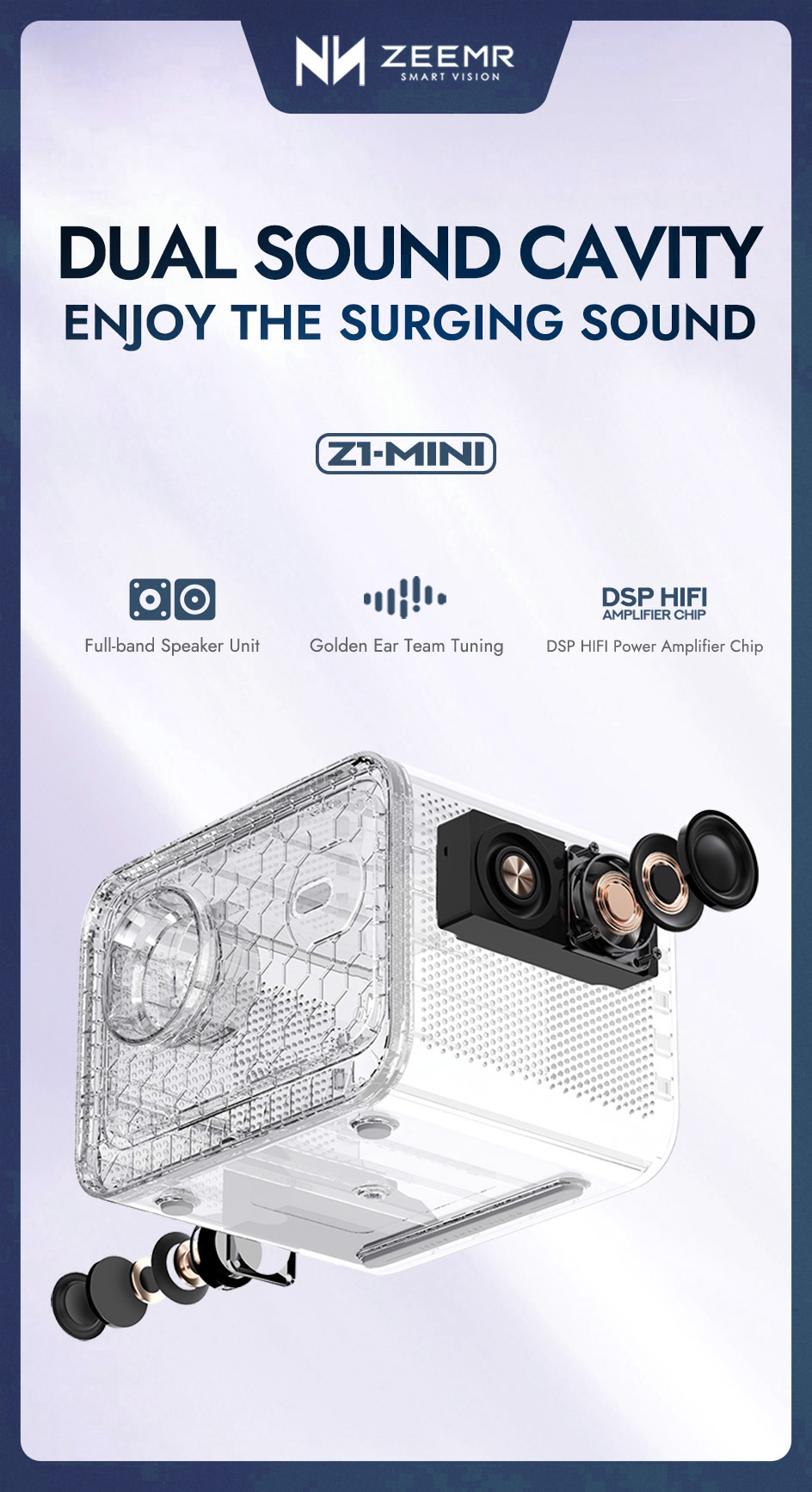 ZEEMR Z1 Mini Projector 1080P 4K Full HD Portable Home Projector Screen ...