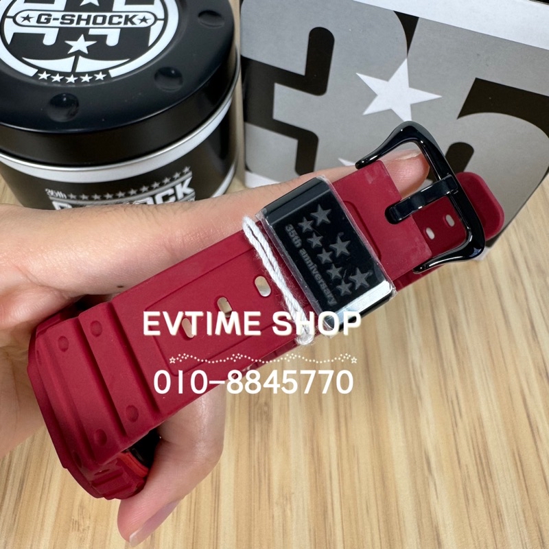 100% ORIGINAL CASIO G-SHOCK 35th Anniversary RED OUT SERIES DW-5635C ...
