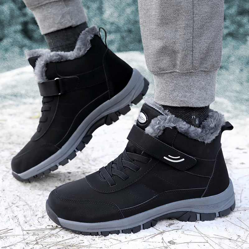 Waterproof Winter Snow Boots Men Winter Shoes Men Kasut Winter Lelaki ...