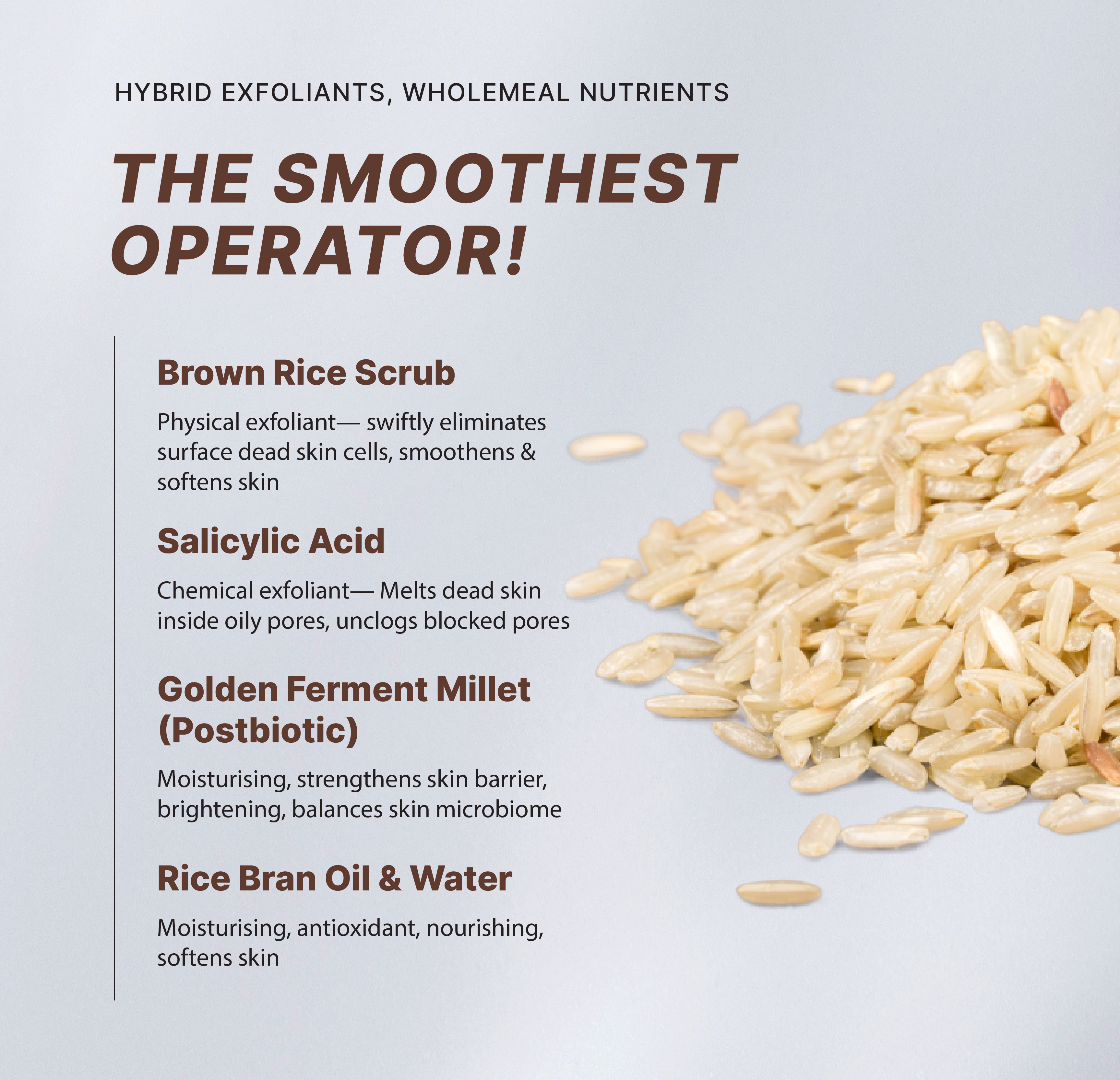 [BRIGHTENING] CLEF Brown Rice Renewing Scrub Mask 100g | Dead Skin ...