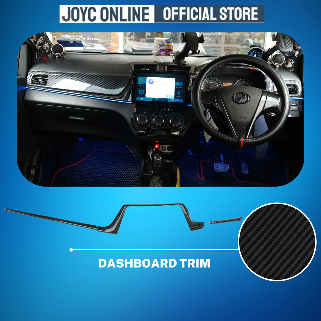JOYC Perodua Bezza 2019 - 2025 Interior Carbon Fiber cover casing ...