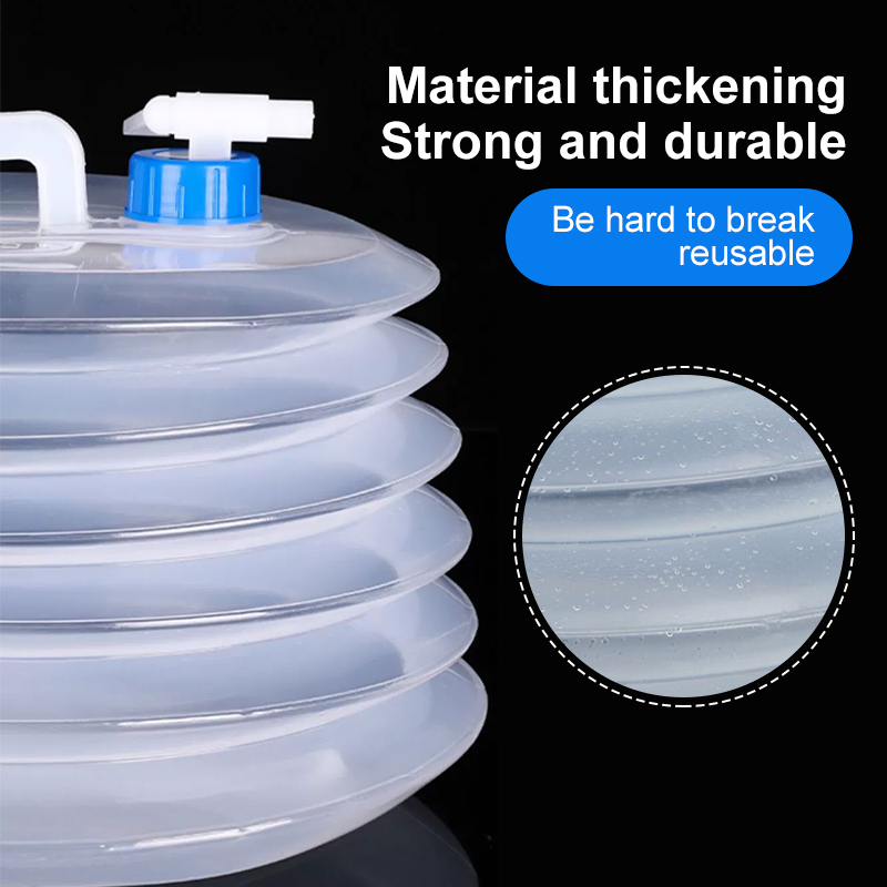 5L-15L Collapsible Outdoor Water Container Collapsible Water Bag Foldable Water Storage Bottle ...
