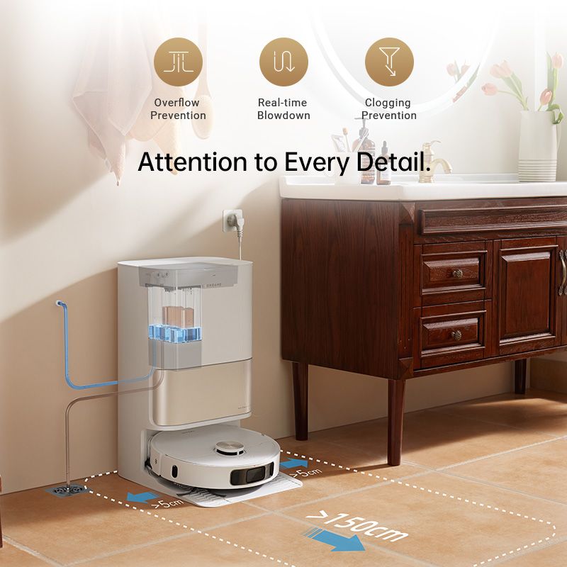 Dreame Smart Water Kit | Auto Refill & Drain for L/X Series Robot ...