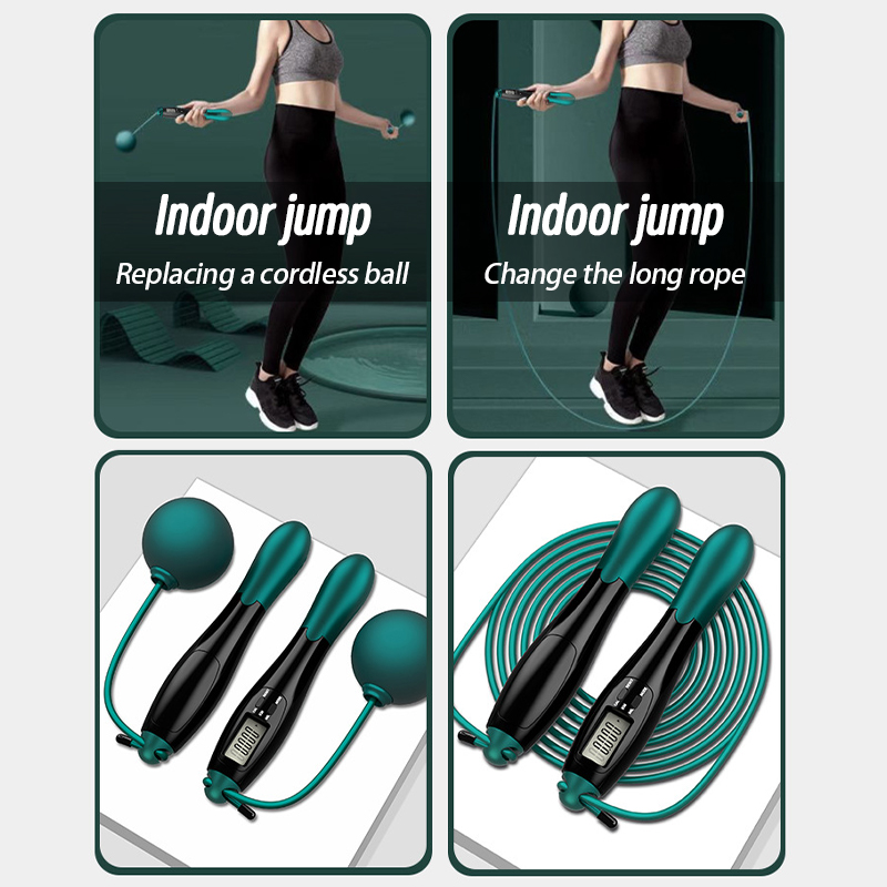 Smart Skipping Rope Cordless With Digital Counter Professional Skipping ...