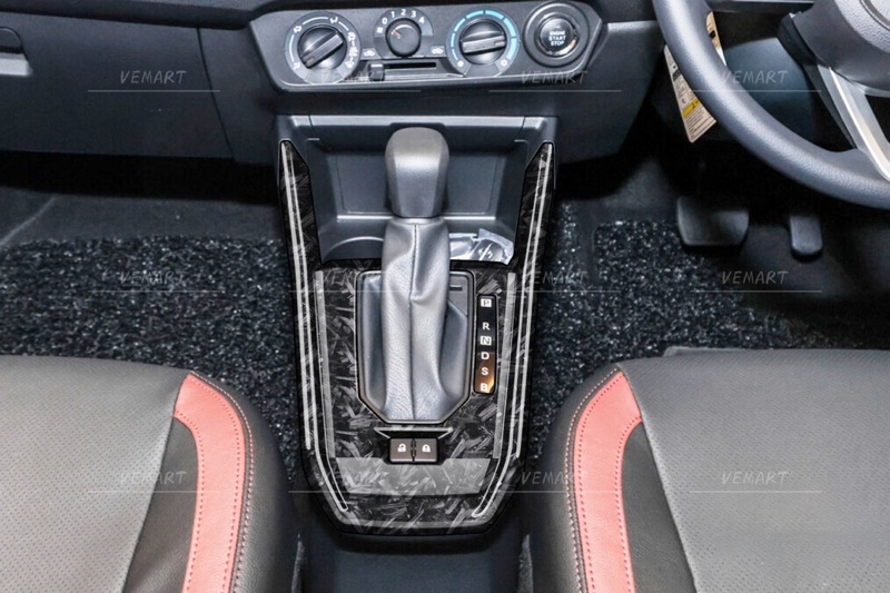 Vemart new axia 2023 carbon fiber gear shift panel frame cover garnish ...