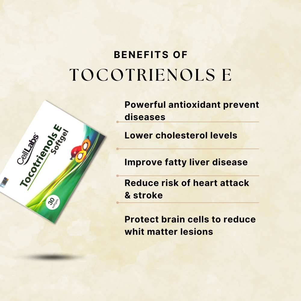 CellLabs Tocotrienols Vitamin E 30's Antioxidant Heart Liver Supplement Exp 10/2025 | Shopee ...